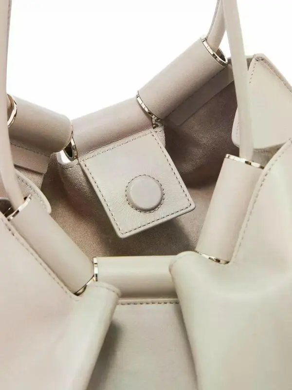 Giorgio Armani Gathered-detail Leather Shoulder Bag