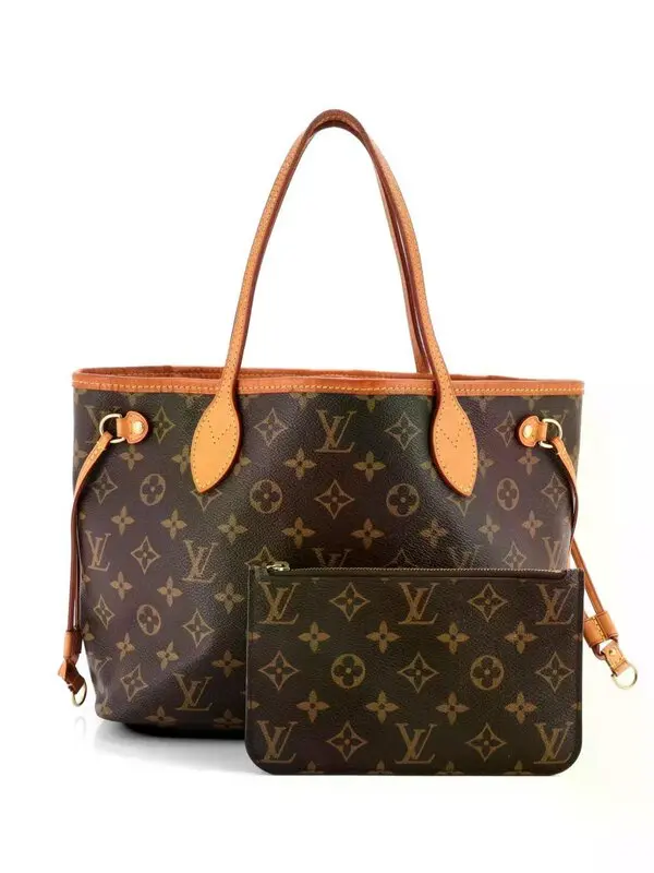 LOUIS VUITTON Neverfull Monogram Canvas Pm Tote Bag