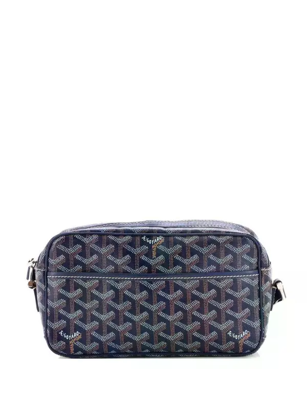 Goyard Cap Vert Bag Coated Canvas Crossbody Bag - Blue