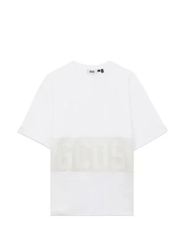 Gcds Logo Band T-shirt - White