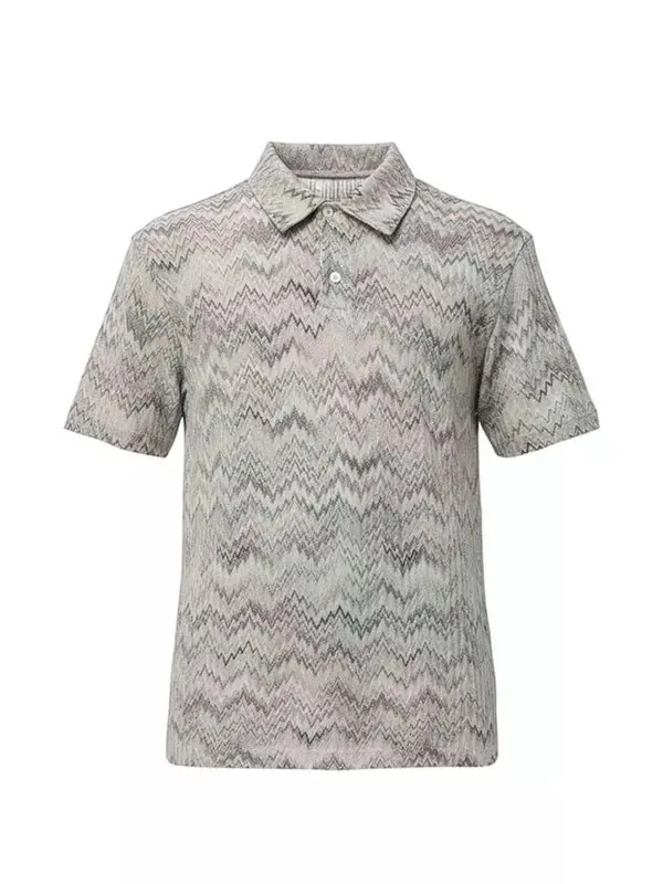 Missoni Zigzag-pattern Polo Shirt