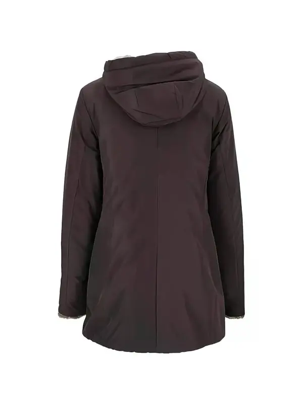 SUNS Hooded Fur-lined Coat