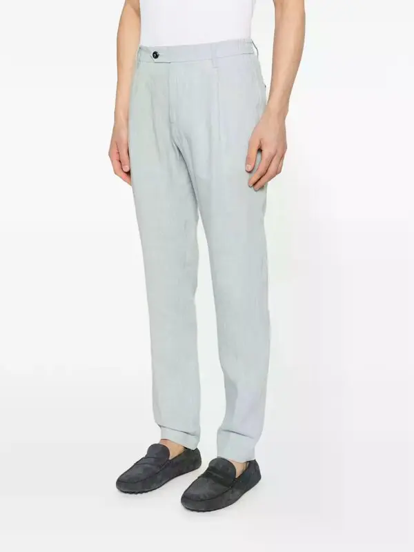 Eleventy Pleated Trousers - Blue