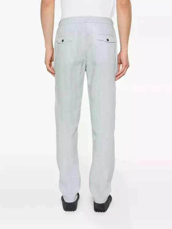 Eleventy Pleated Trousers - Blue