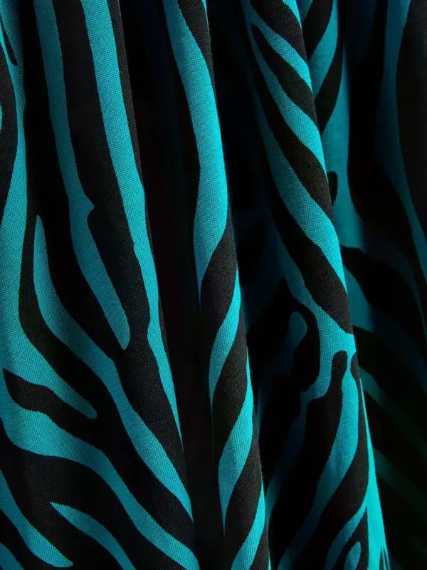 Diane Von Furstenberg Sonca Zebra-print Dress