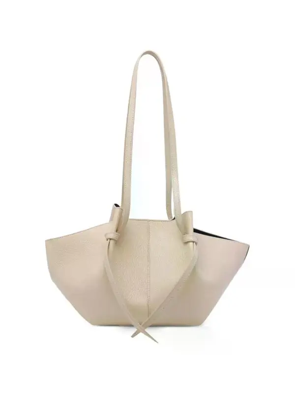 Yuzefi Satchel With Knot Detail - Neutrals