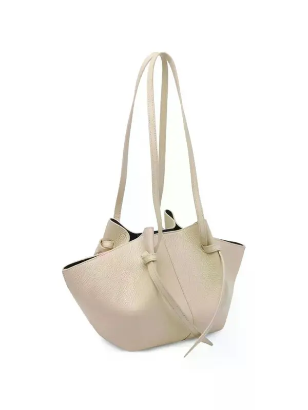 Yuzefi Satchel With Knot Detail - Neutrals