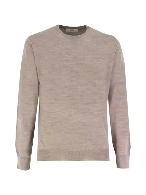 MAURO OTTAVIANI Crewneck Knitted Sweatshirt - Neutrals