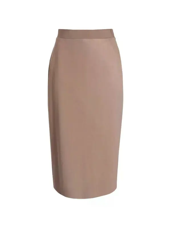 BOSS Beige Midi Skirt - Neutrals