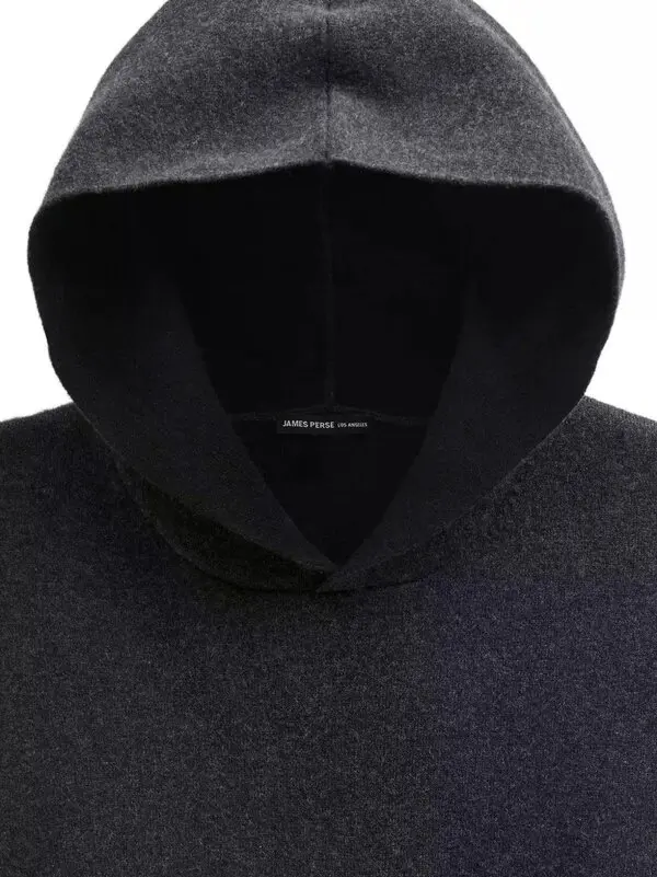 JAMES PERSE Hooded Wool Poncho