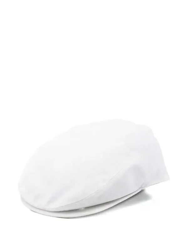 Eleventy Cotton Beret - White