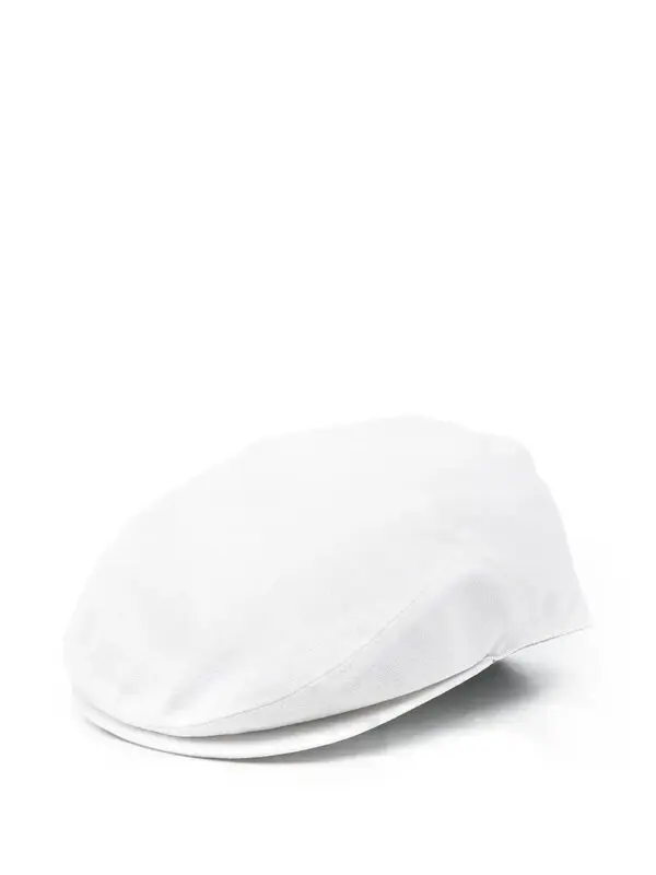 Eleventy Cotton Beret - White