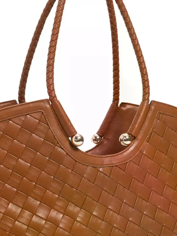TWINSET Handwoven Shopper Bag