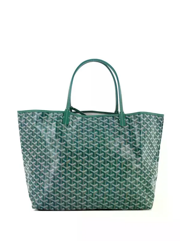Goyard Saint Louis Coated Canvas Gm Tote Bag - Green