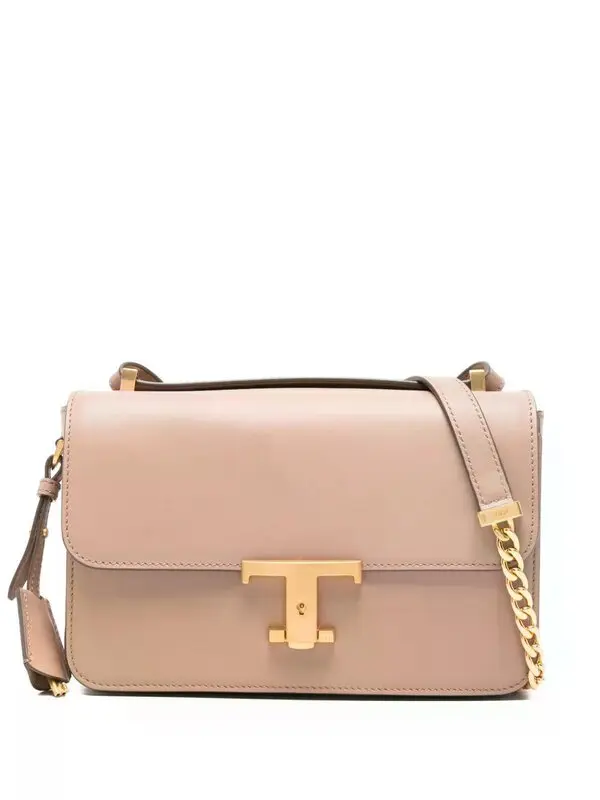 TOD'S Mini Cat Leather Crossbody Bag - Neutrals