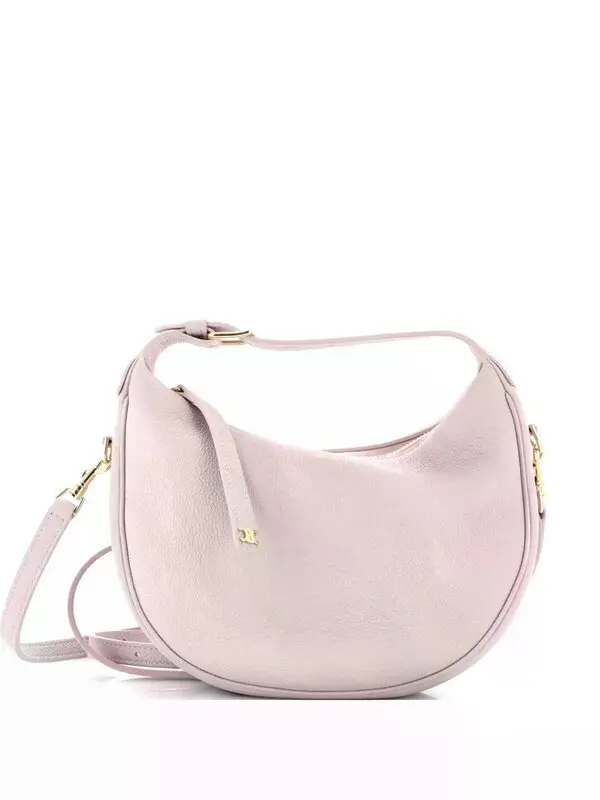 Celine Lulu Bag Leather Teen Hobo Bag - Pink