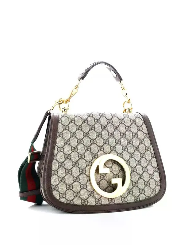 Gucci Blondie Top Handle Satchel - Brown