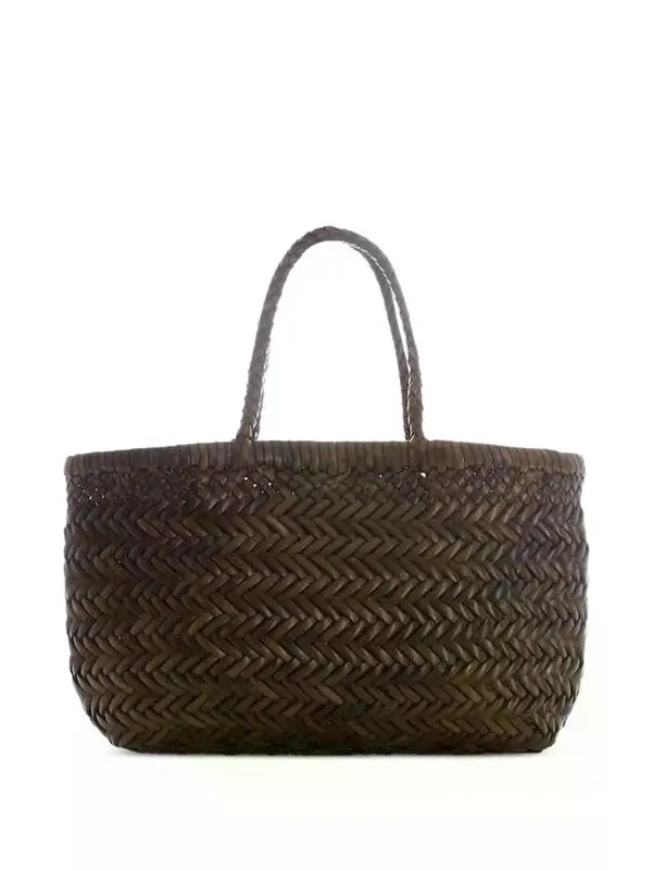 Dragon Diffusion Woven Pendant Tote - Green