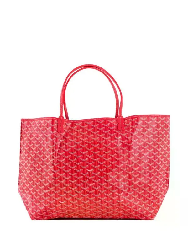 Goyard Saint Louis Coated Canvas Gm Tote Bag - Red