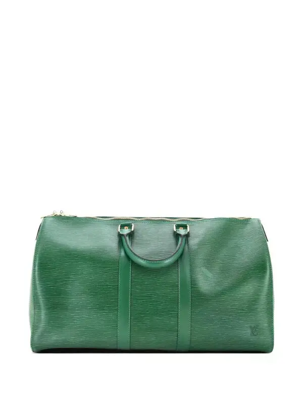 LOUIS VUITTON Keepall Bag Epi Leather 45 Travel Bag - Green
