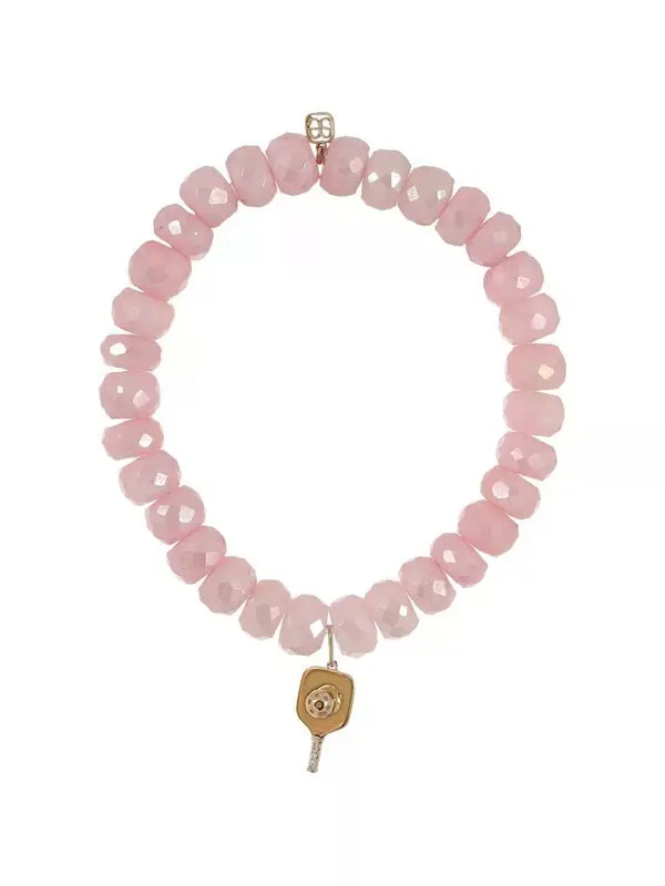 SYDNEY EVAN Picklebar Charm Grapolite Bracelet - Pink