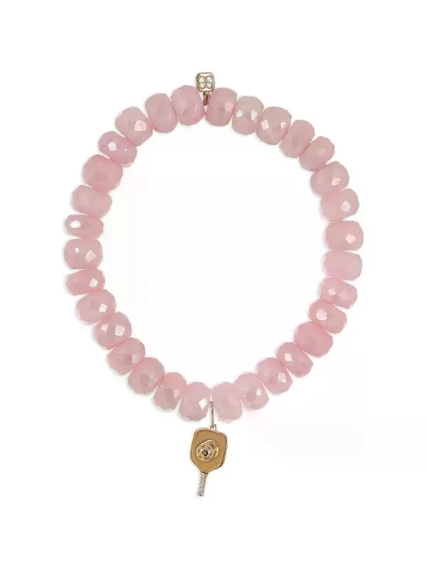 SYDNEY EVAN Picklebar Charm Grapolite Bracelet - Pink