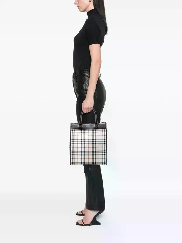 Burberry 2000-2017 House Check Tote Bag - Brown