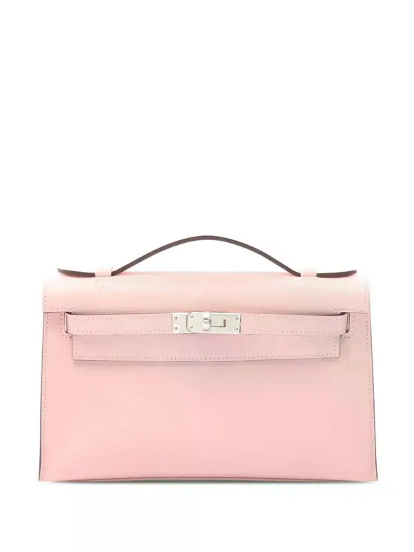 Hermès 2025 Swift Kelly Pochette 22 Handbag - Pink