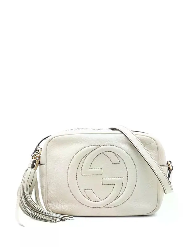Gucci 2016-2025 Leather Soho Disco Crossbody Bag - White