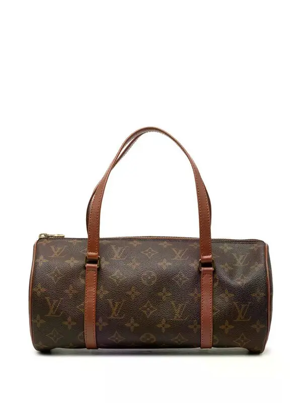 LOUIS VUITTON 1992 Monogram Papillon 30 Handbag - Brown