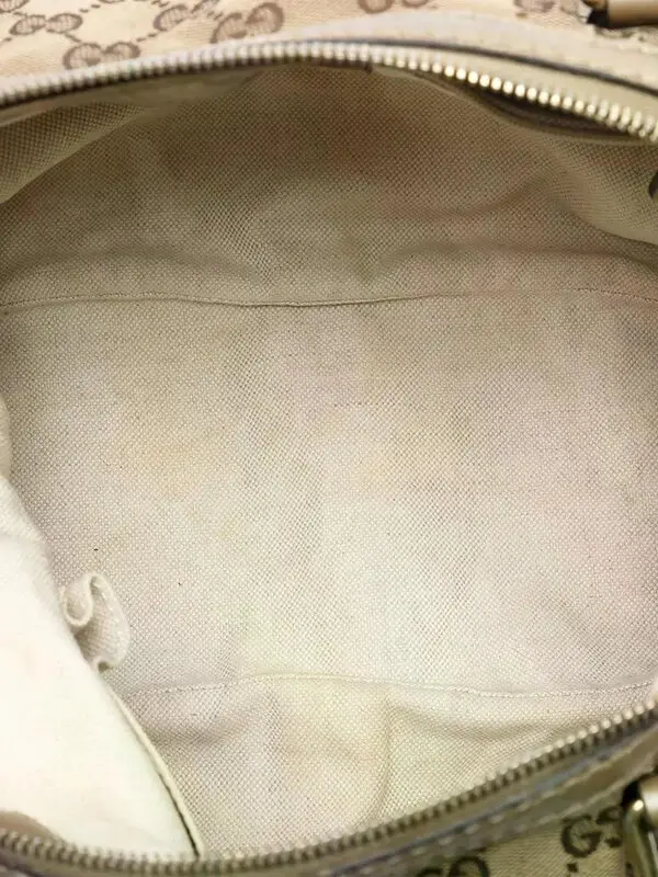Gucci Gg Canvas Sukey Satchel - Brown