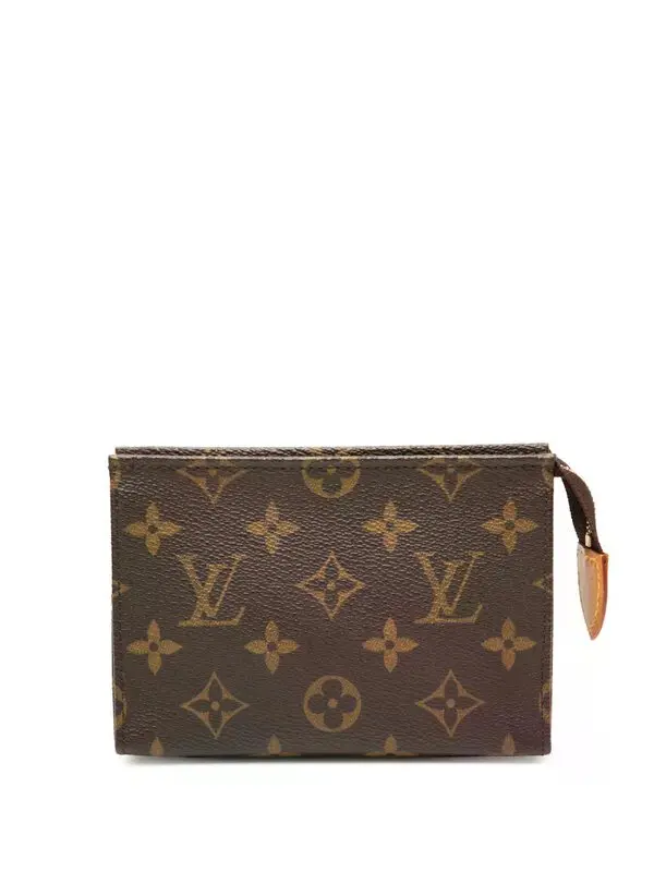 LOUIS VUITTON 2003 Monogram Toiletry 15 Pouch - Brown