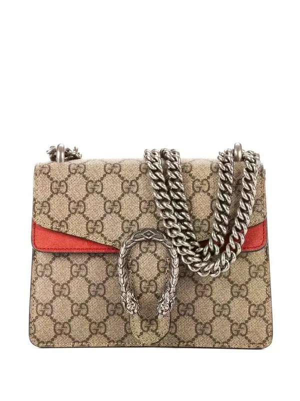 Gucci Mini Dionysus Gg Supreme Shoulder Bag - Neutrals