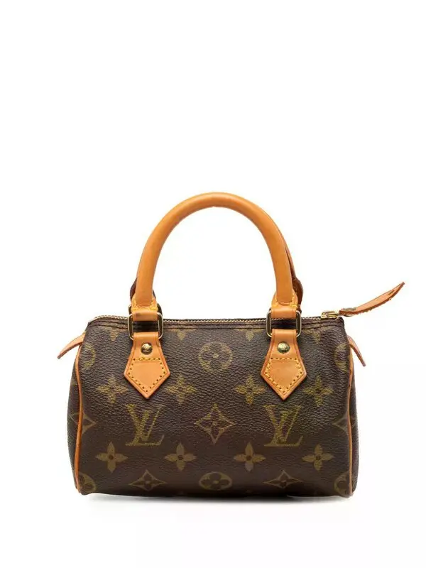 LOUIS VUITTON 1994 Monogram Mini Speedy Hl Satchel - Brown
