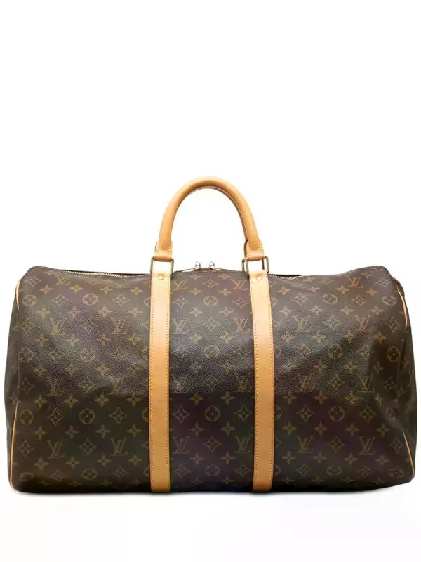 LOUIS VUITTON 2011 Monogram Keepall 50 Travel Bag - Brown