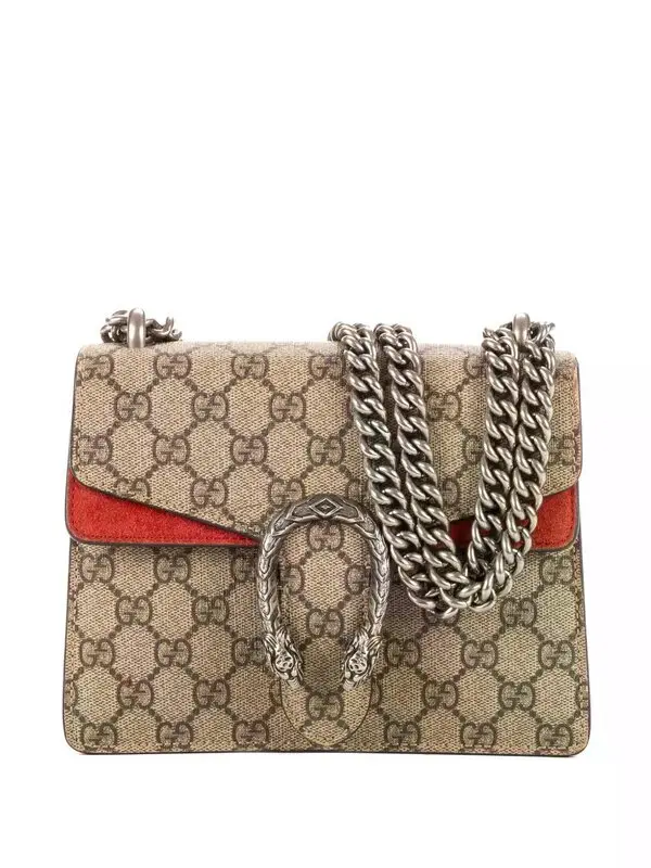 Gucci Mini Dionysus Gg Supreme Shoulder Bag - Neutrals