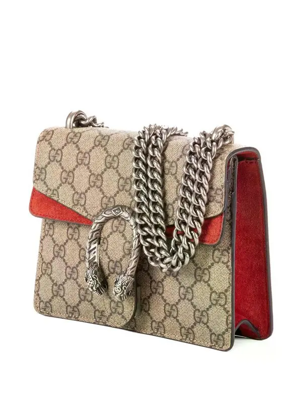 Gucci Dionysus Gg Supreme Mini Shoulder Bag - Neutrals