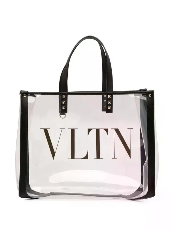 Valentino Garavani 2000-2025 Pvc Vltn Tote Bag - Black