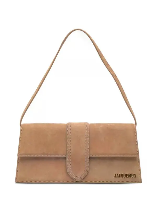 Jacquemus 2019-2025 Suede Le Bambino Long Shoulder Bag - Brown