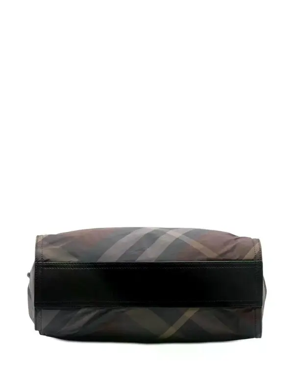 Burberry Supernova Check Nylon Buckleigh Tote
