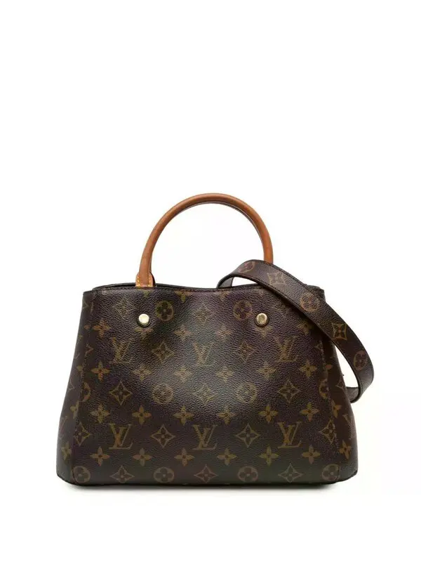 LOUIS VUITTON 2013 Monogram Montaigne Bb Satchel - Brown