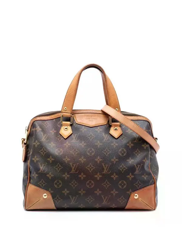 LOUIS VUITTON 2000-2020 Monogram Retiro Pm Satchel - Brown