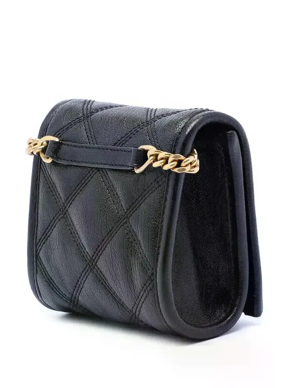 Saint Laurent 2021 Baby Quilted Lambskin Becky Belt Bag - Black