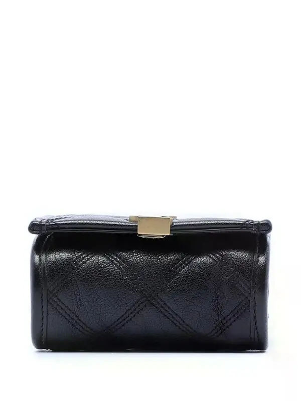 Saint Laurent 2021 Baby Quilted Lambskin Becky Belt Bag - Black