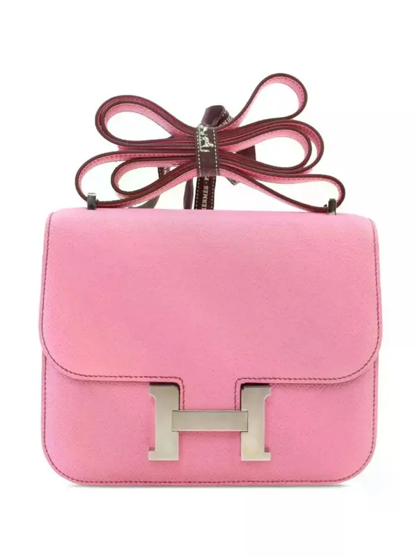 Hermès 2021 Mini Epsom Constance Iii 18 Crossbody Bag - Pink