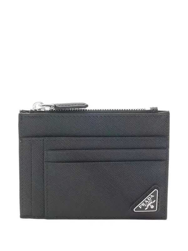 Prada 2010-2025 Saffiano Card Holder - Black