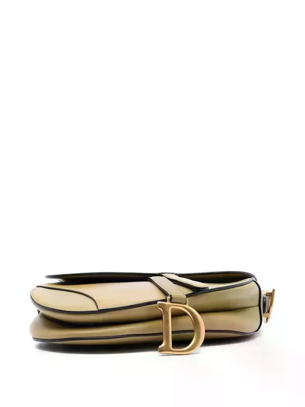 Dior 2019 Smooth Calfskin Saddle Bag - Brown
