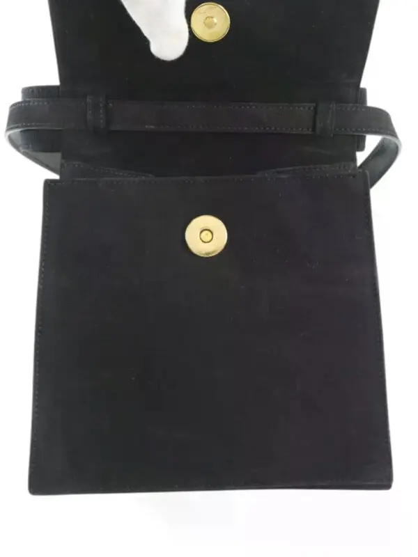 FERRAGAMO Suede Vara Bow Top Handle Satchel