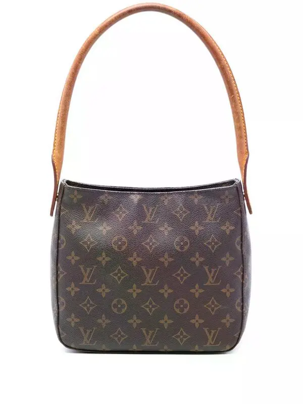 LOUIS VUITTON 2001 Monogram Looping Mm Shoulder Bag - Brown