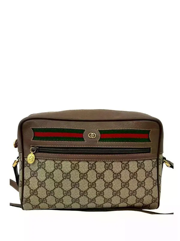 Gucci 20th Century Gg Supreme Web Crossbody Bag - Brown